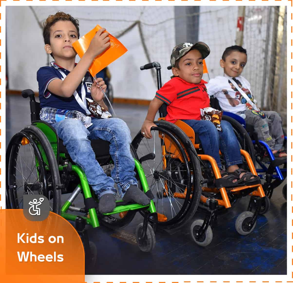 Kids on wheels - AlHassan Foundation for Differently Abled Inclusion